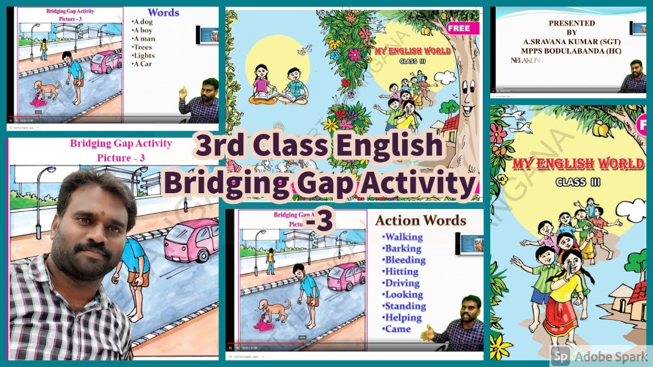3rd Class English Bridging Gap Activity3 by Sravan Kumar (Telangana Primary school digital ...