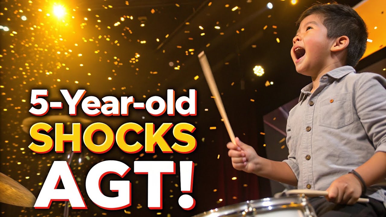 5-Year-Old Filipino Drummer SHOCKS Simon Cowell on AGT 2024! | Golden ...