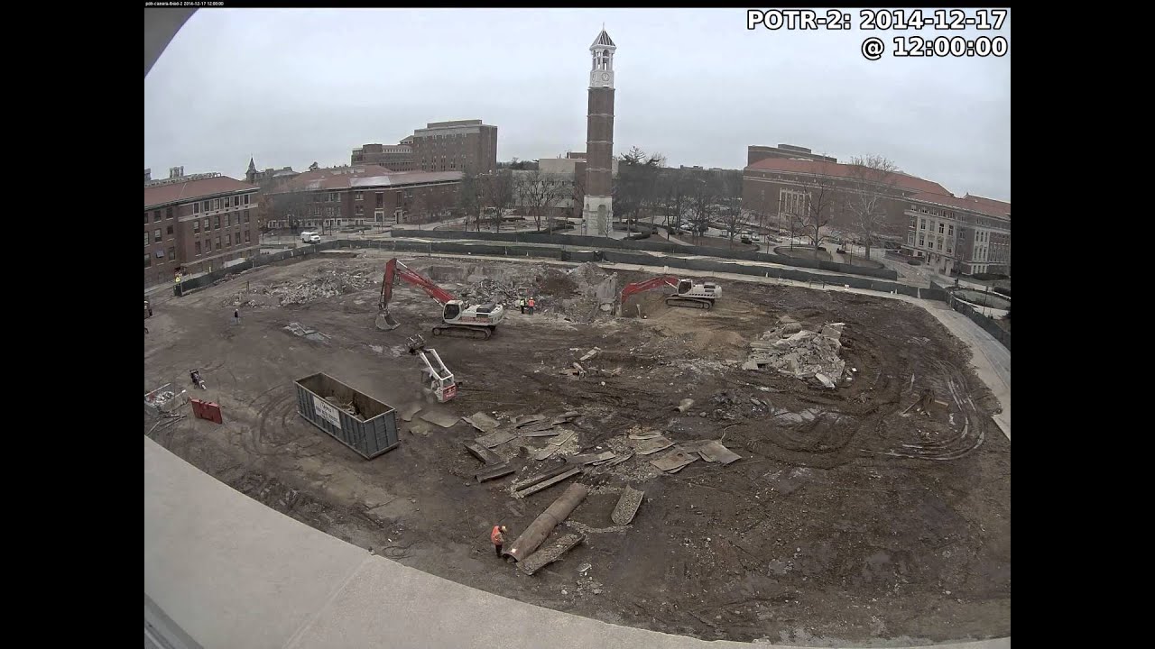 Purdue ENAD Demolition, ALC Construction Time Lapse Video, Dec 2014 ...