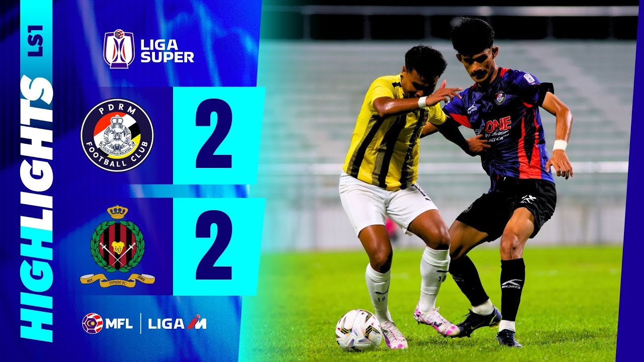 PDRM FC 2-2 DPMM FC | Highlights | Liga Super 2025-2026 | LS1 - YouTube