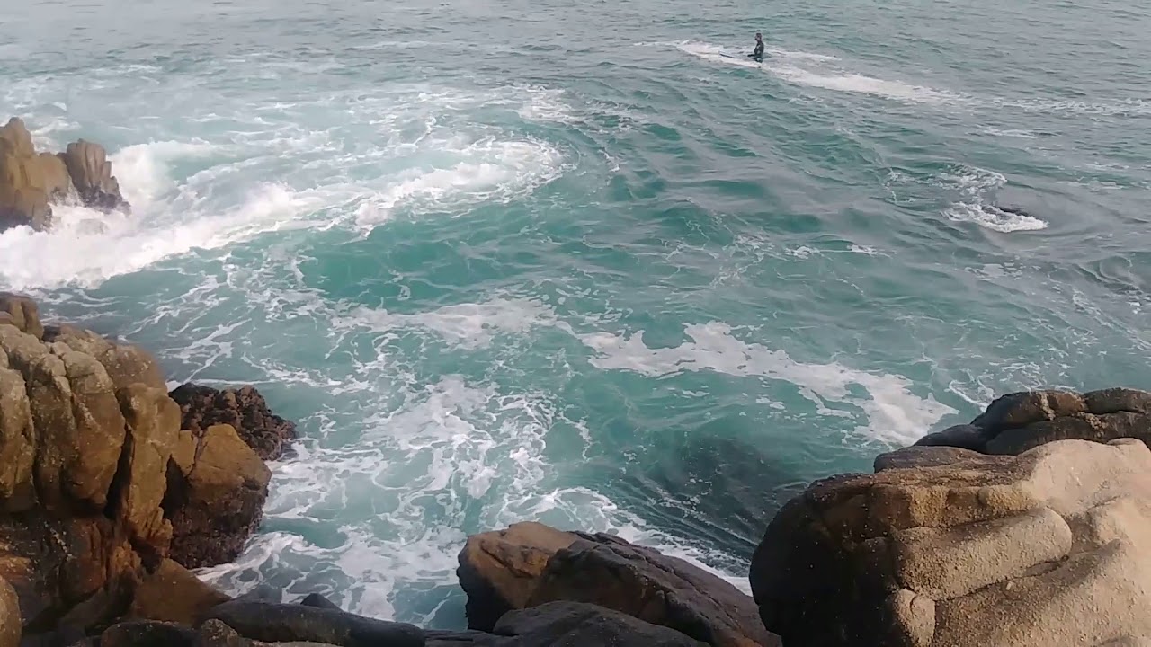 Lovers Point Monterey Bay Pacific Grove Surfers 20190109 143051 - YouTube