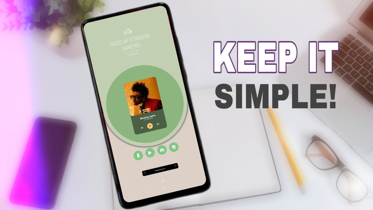 Simple and Clean Home Screen Setup & Minimal Wallpaper Creator App 🔥 ...