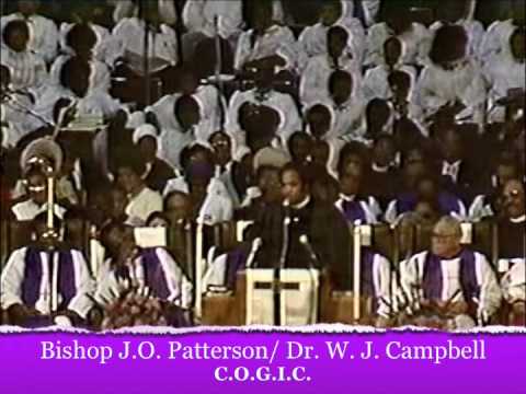 BISHOP J.O. PATTERSONℜ Introduces DR. W.J. CAMPBELLℑ - YouTube