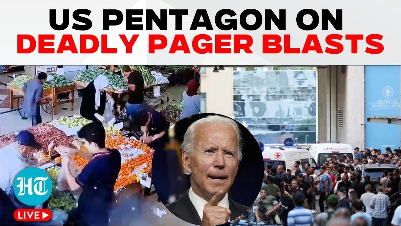 Lebanon Pager Blasts LIVE | U.S. Pentagon On Deadly Pager Blasts That ...