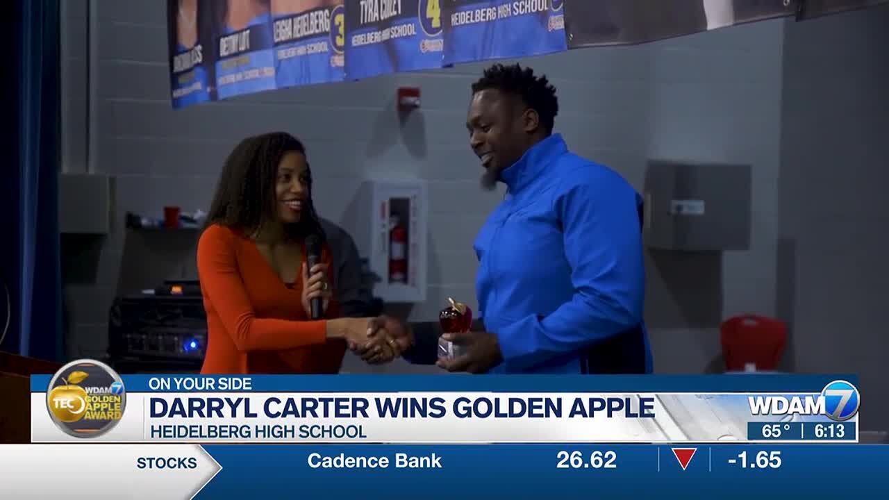 Darryl Carter wins Golden Apple - YouTube