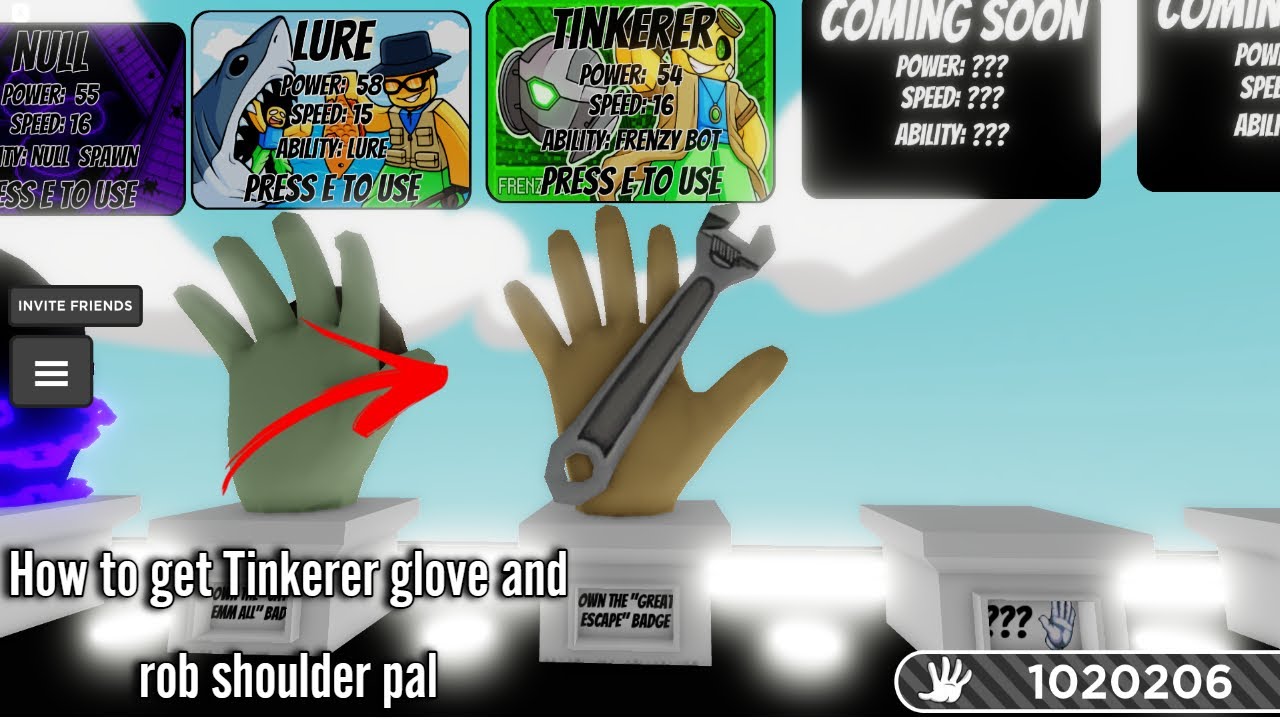 How to get Tinkerer glove and rob shoulder pal - YouTube