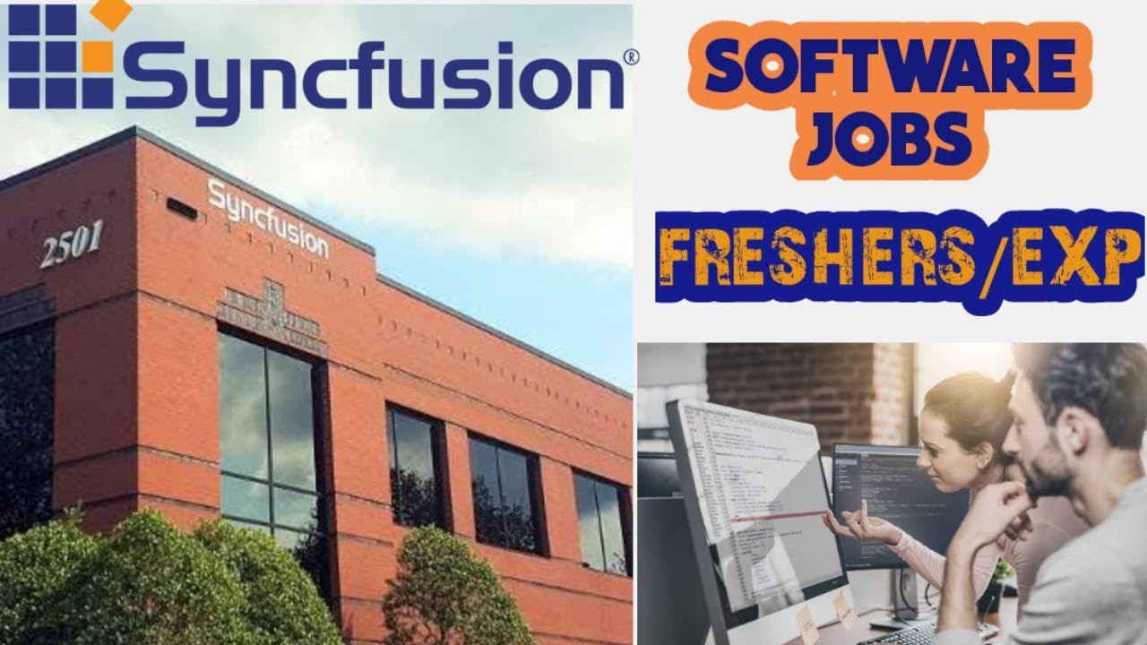 SOFTWARE JOBS- Walkin @SYNCFUSION #Chennai #Chennaijobs #Tamilnadujobs ...