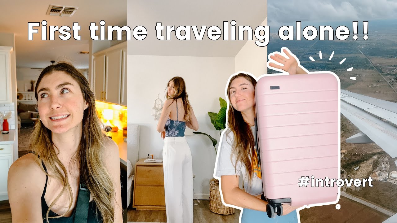 My anxiety about influencer travel | traveling alone for the first time ...
