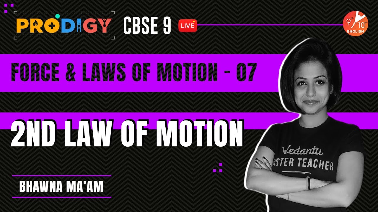 Force and Laws of Motion L-7 | Newton's Second Law | NCERT Solutions ...