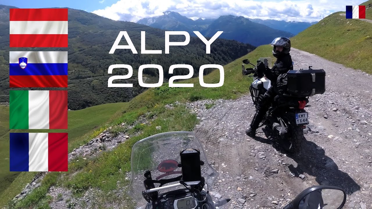 Alpy 2020 motocyklem: Austria - Słowenia - Włochy - Francja - YouTube
