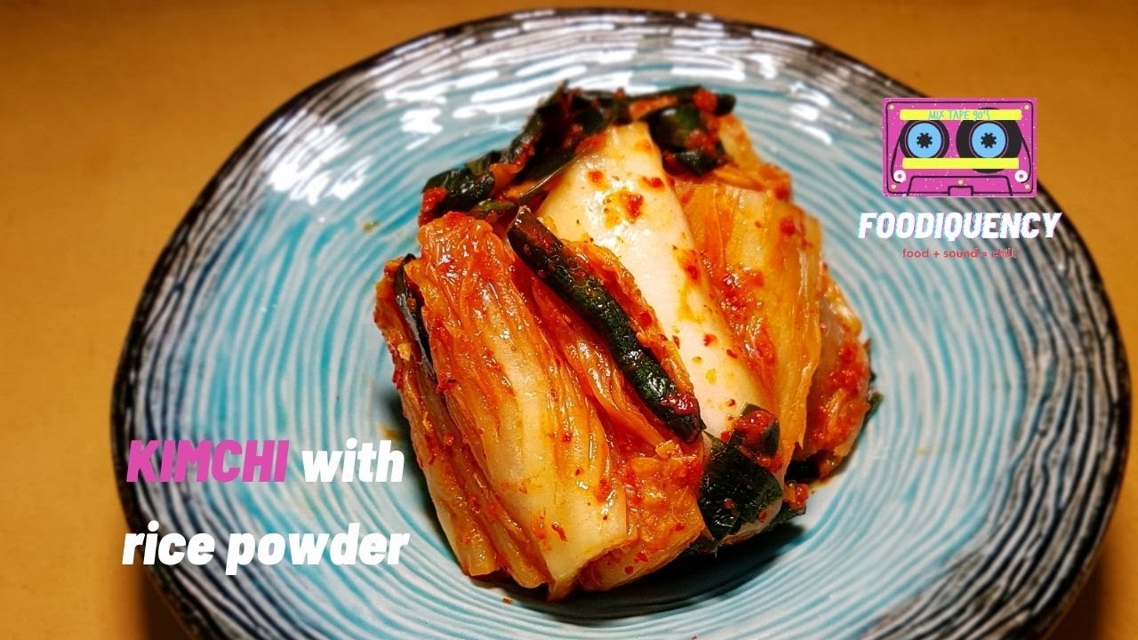 Delicious KIMCHI with rice powder!! - YouTube