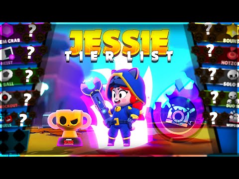 Jessie Tier List and Best Build for ALL Game Modes! @AshBrawlStars