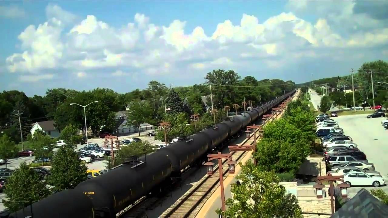 Iowa Interstate Rock Island ESC44 513 503 Ethanal Train Tinn - YouTube