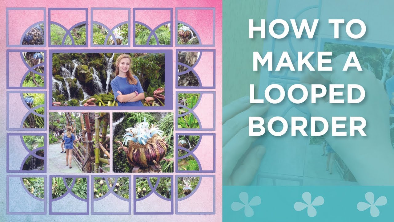 How to Create a Looped Border with Mosaic Moments - YouTube