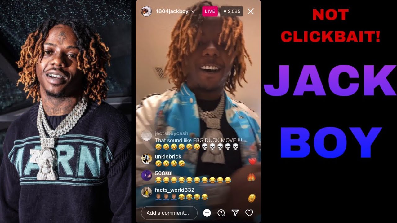 Jack Boy Responds To Kodak Black DISS - IG LIVE - December 31, 2022 ...