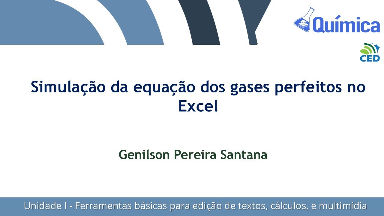 Simulação do comportamento dos gases perfeitos no Excel - YouTube
