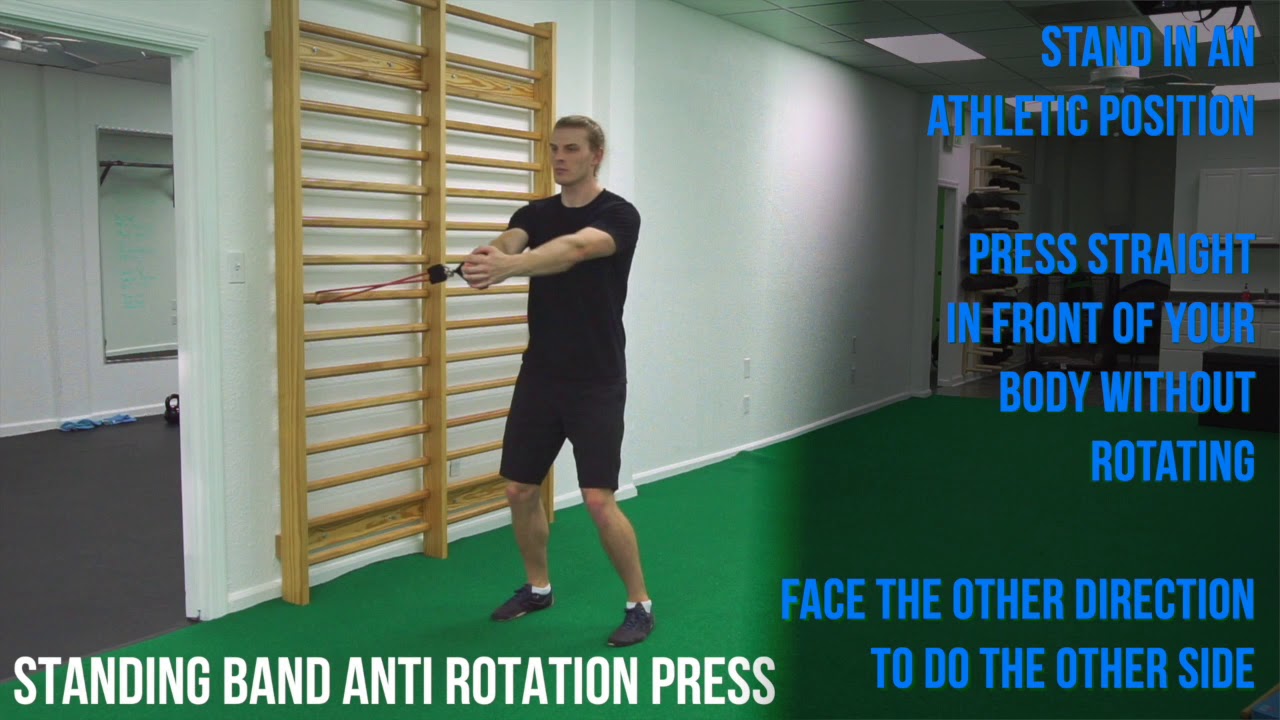 Standing Band Anti Rotation Press - YouTube
