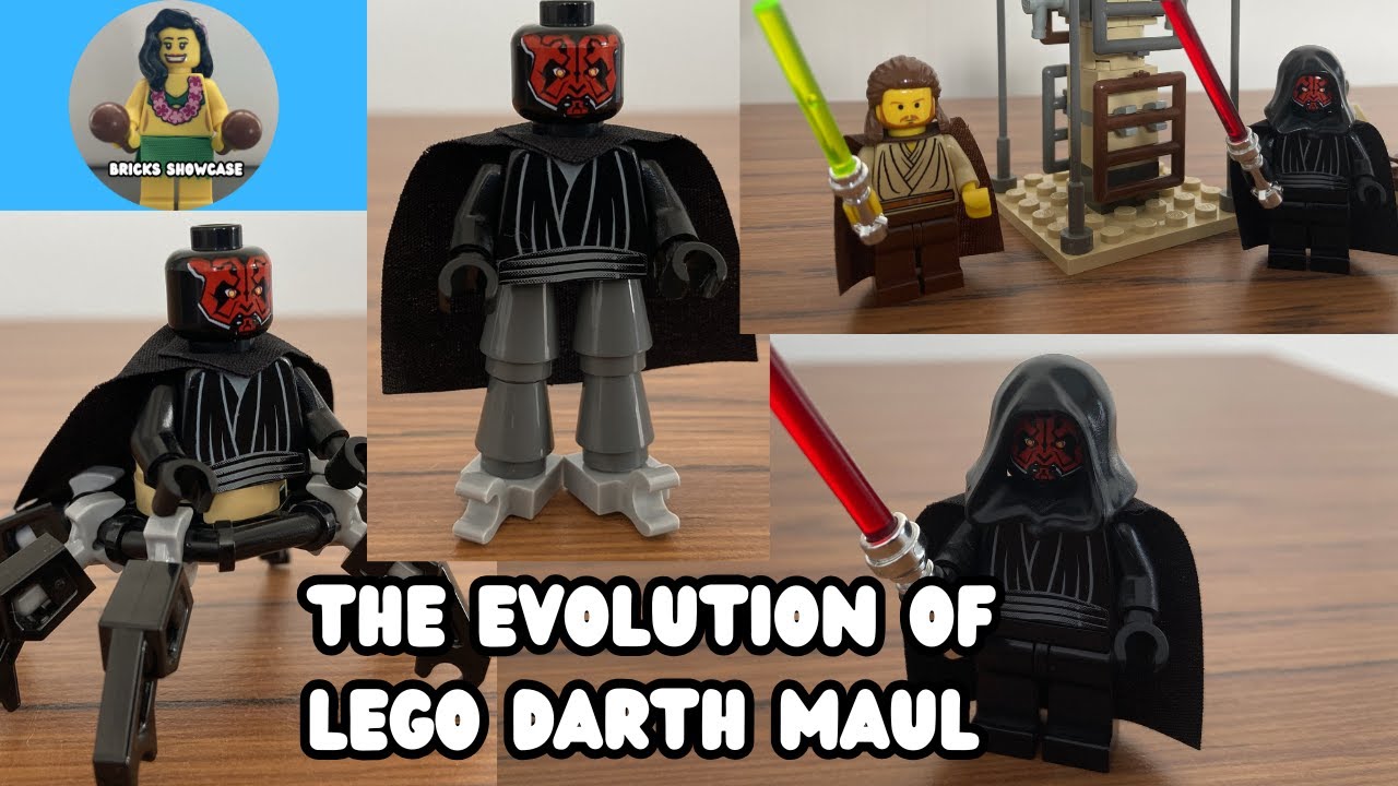 Bricks Showcase - The Evolution of Lego Darth Maul # ...