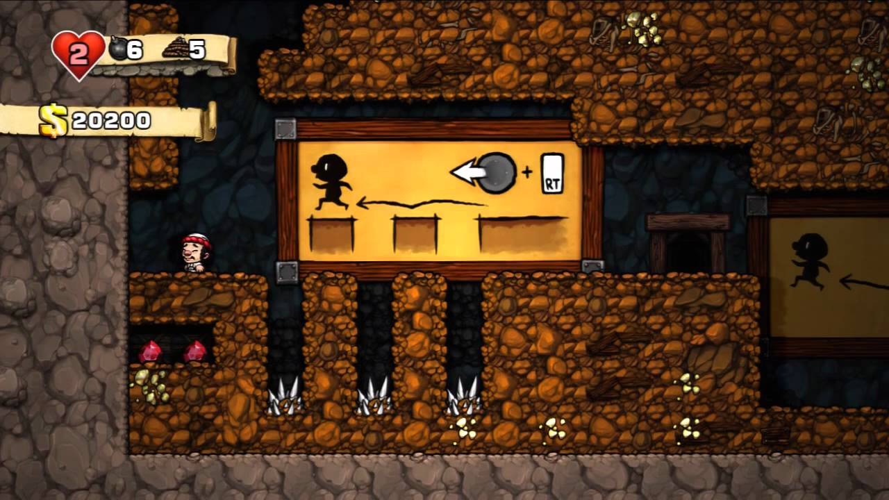 Let's Play Spelunky (XBLA) - Part 1 - Tutorial - YouTube