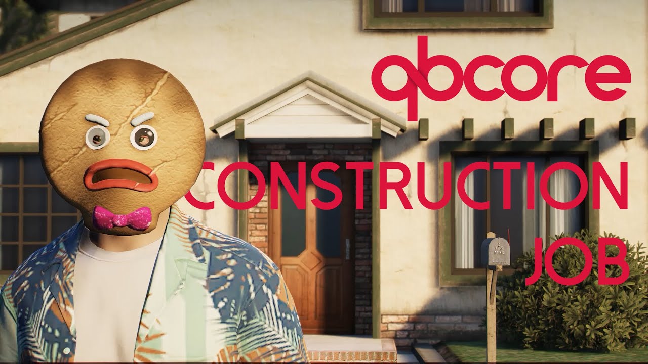 Construction job | QBCore | Free - YouTube