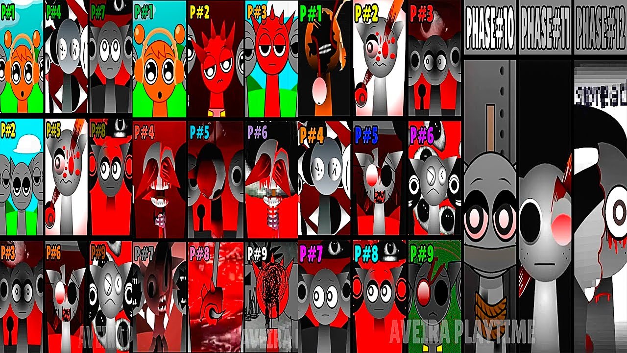 Phase 1-2-3-4-5 VS Phase 6 VS Phase 7 VS Phase 8 VS Phase 9 VS Phase 10 ...