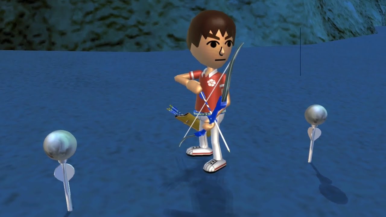 Guest C Snipes Small Targets in Wii Sports Resort Archery (Expert ...