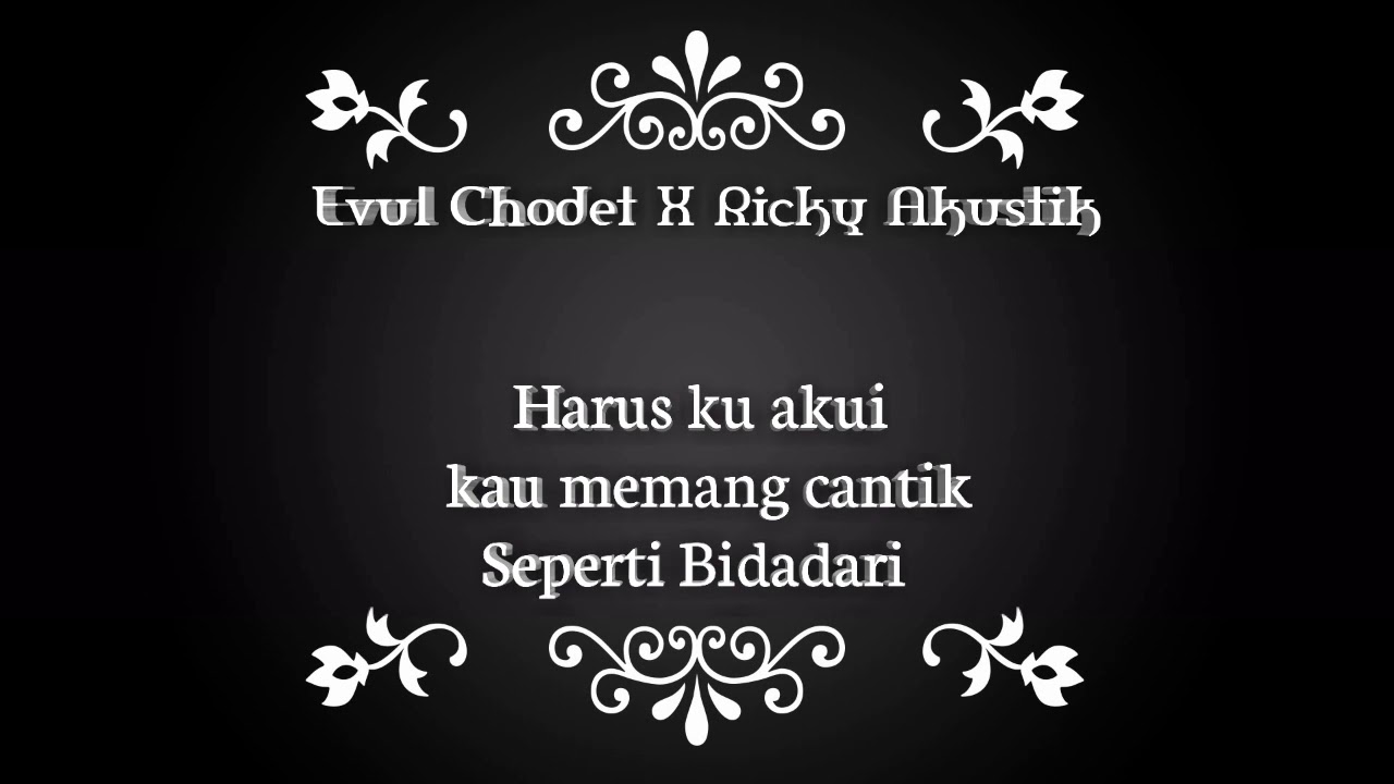 Dhyo haw_Cantik tapi tak menarik cover Evul Chodet X Ricky Akustik ...