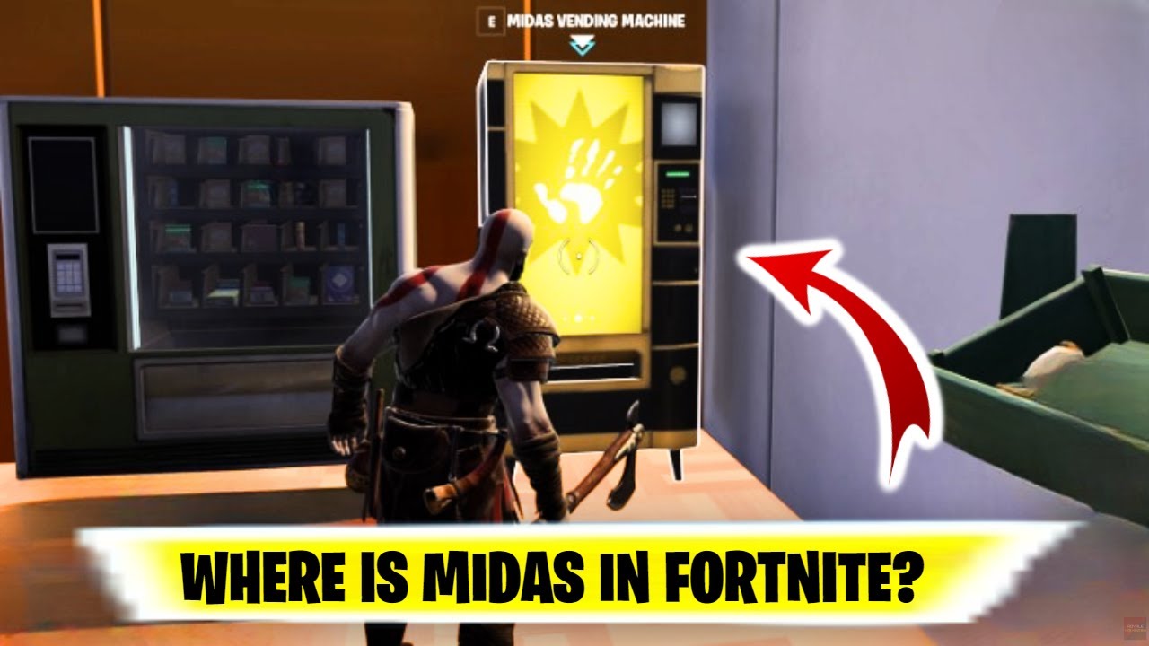 Where is MIDAS in Fortnite (Got Added or Not?) | Midas Vending Machine ...