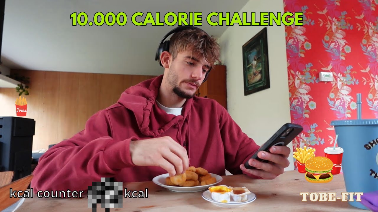 10K "HEALTHY" CALORIE CHALLENGE - YouTube