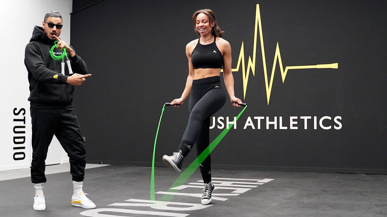 NEW Rush Athletics ambassador teaches me slick Jump Rope footwork ...