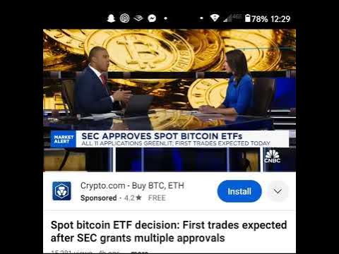 SEC approves ETF Bitcoins #trading - YouTube