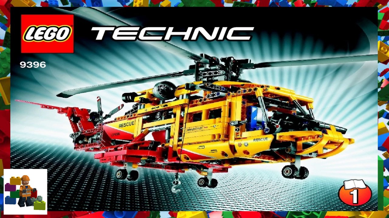 LEGO instructions - Technic - 9396 - Helicopter (Book 1) - YouTube