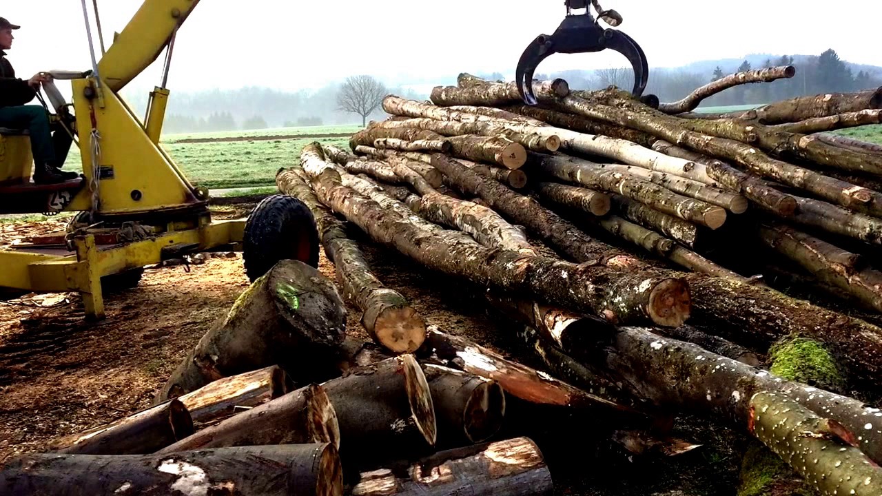 Griesser Bagger at work - YouTube