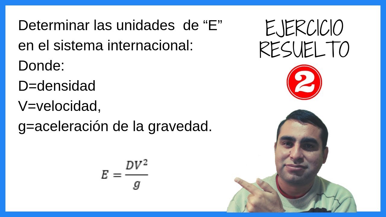 Magnitudes físicas y análisis dimensional ejercicios resueltos - YouTube
