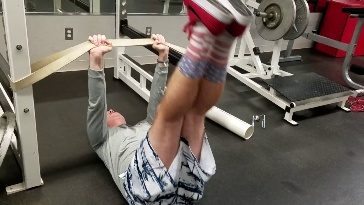 Lying Leg Raise with Stabilization - YouTube