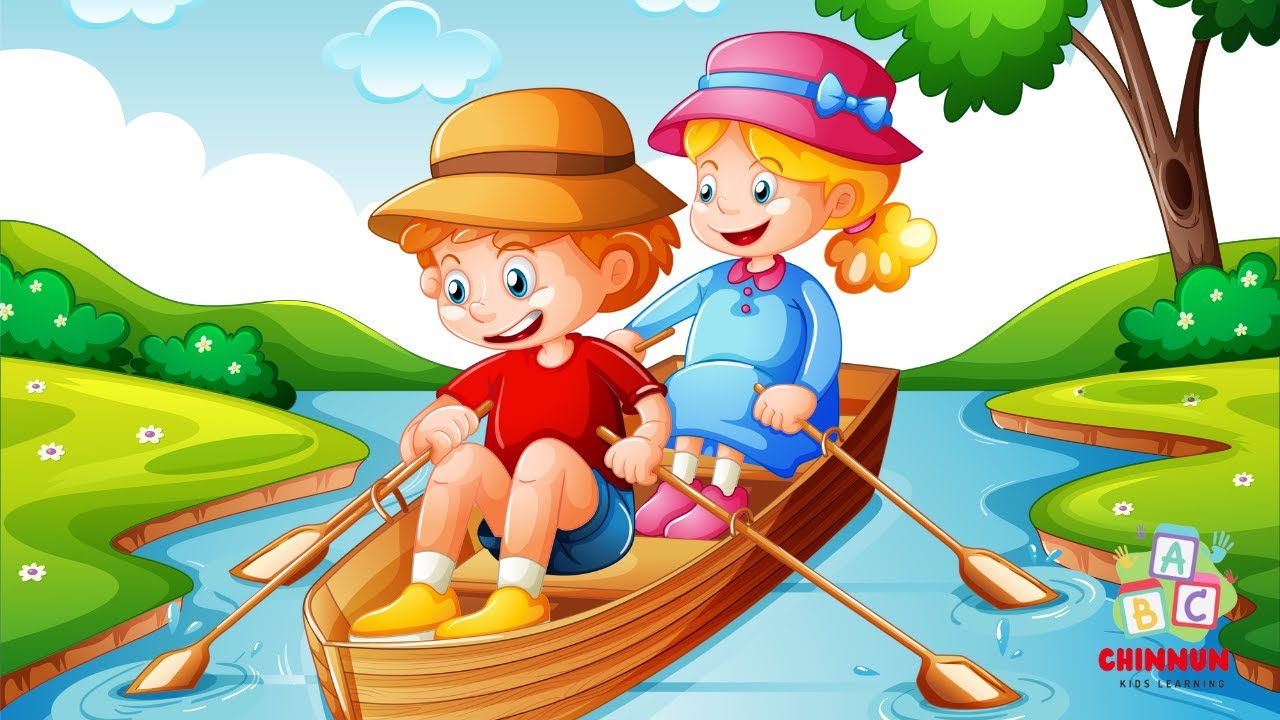 Row Row Row Your Boat with Lyrics | Nursery Rhymes & Kids Songs ...