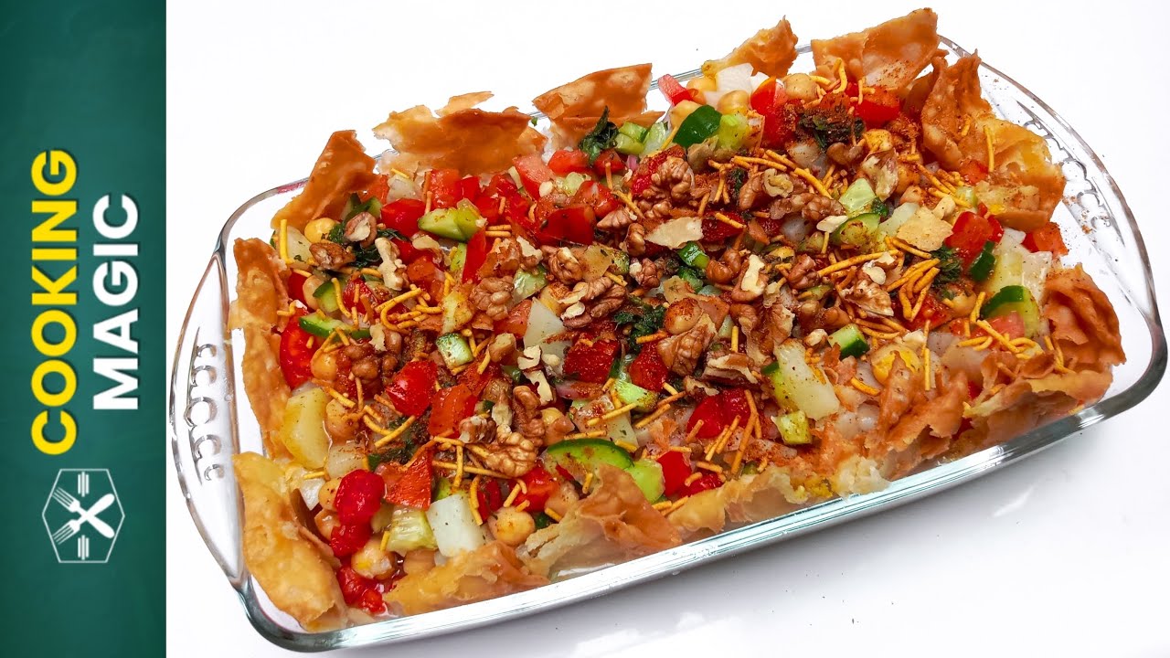 Easy Papri Chaat Recipe | Street Food Fusion | Cooking Magic - YouTube
