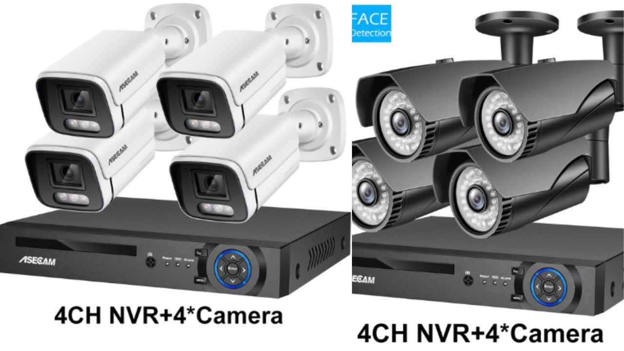 4K Security Camera System 8MP Audio CCTV VS 4K 8MP Ai Face Detection ...