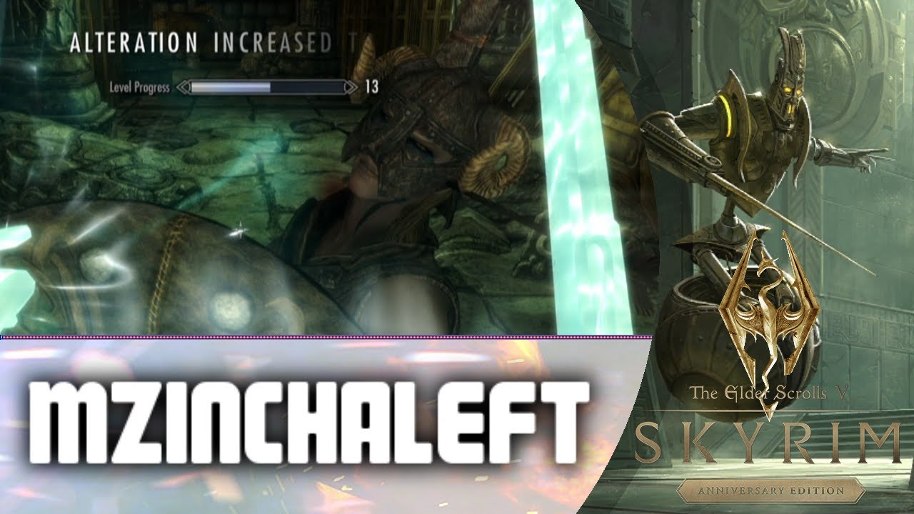 Skyrim Anniversary - Part 7 - Mzinchaleft - YouTube