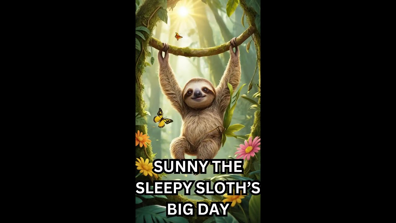 Bedtime Stories for Kids || SUNNY THE SLEEPY SLOTH’S BIG DAY || - YouTube