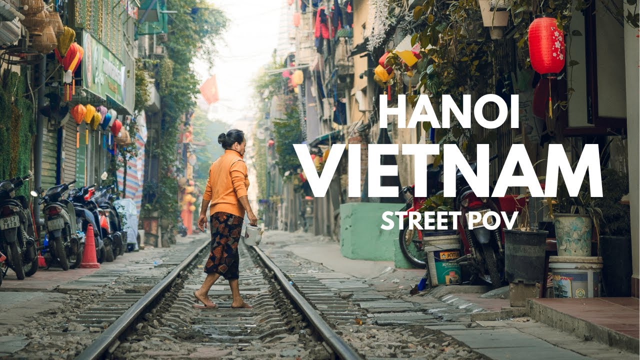 HANOI VIETNAM POV STREET PHOTOGRAPHY (4K) - Ambient (minimal talking ...