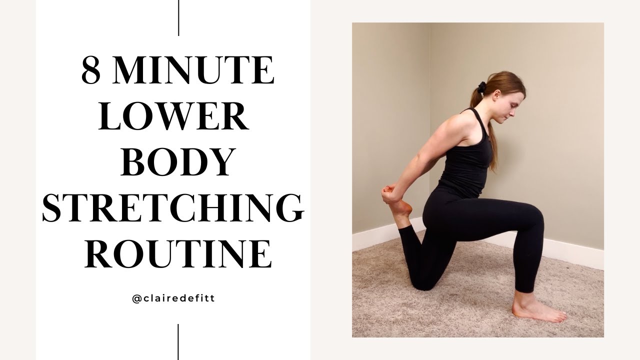 Post Workout Lower Body Stretching Routine - YouTube