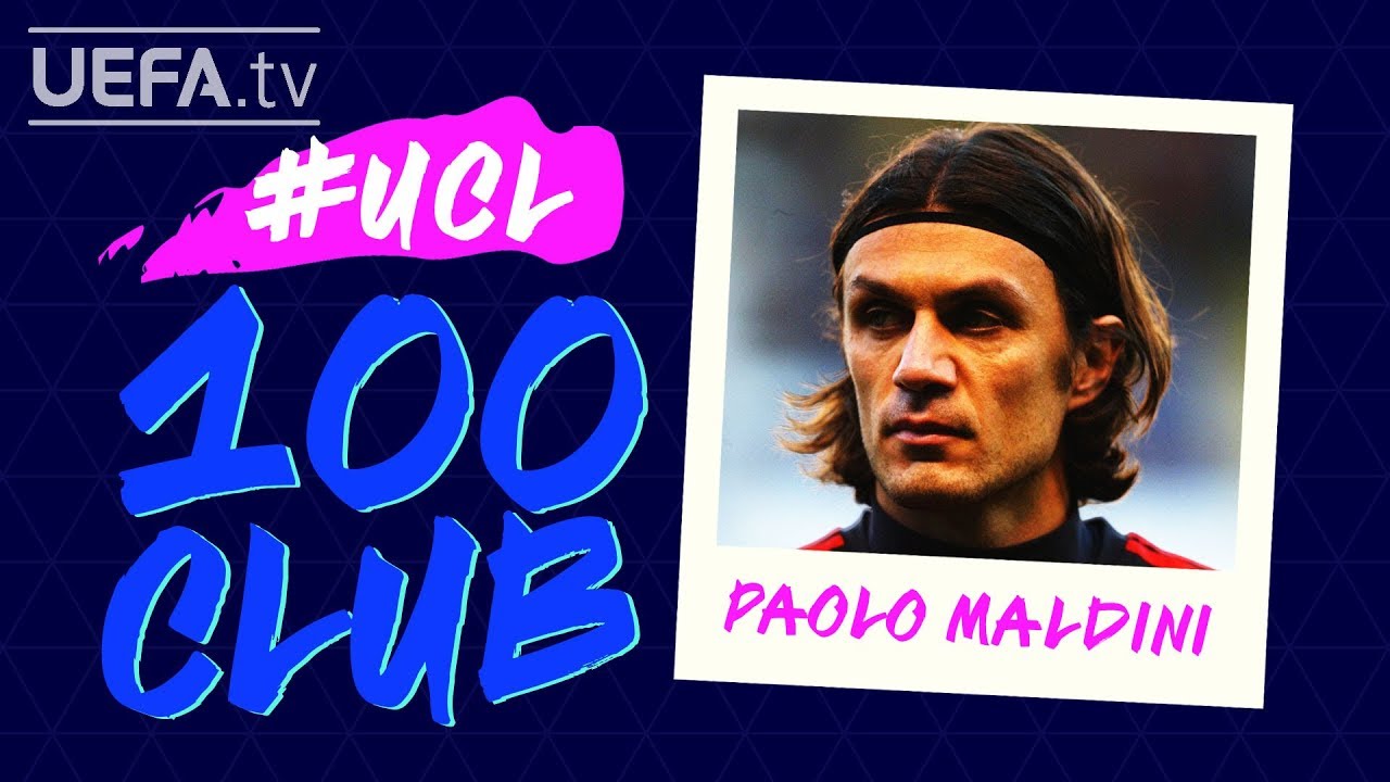 PAOLO MALDINI: #UCL 100 CLUB - YouTube