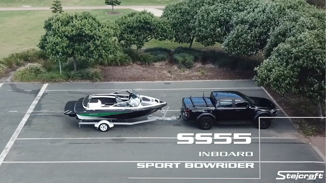 STEJCRAFT SS55 Sport Bowrider - YouTube