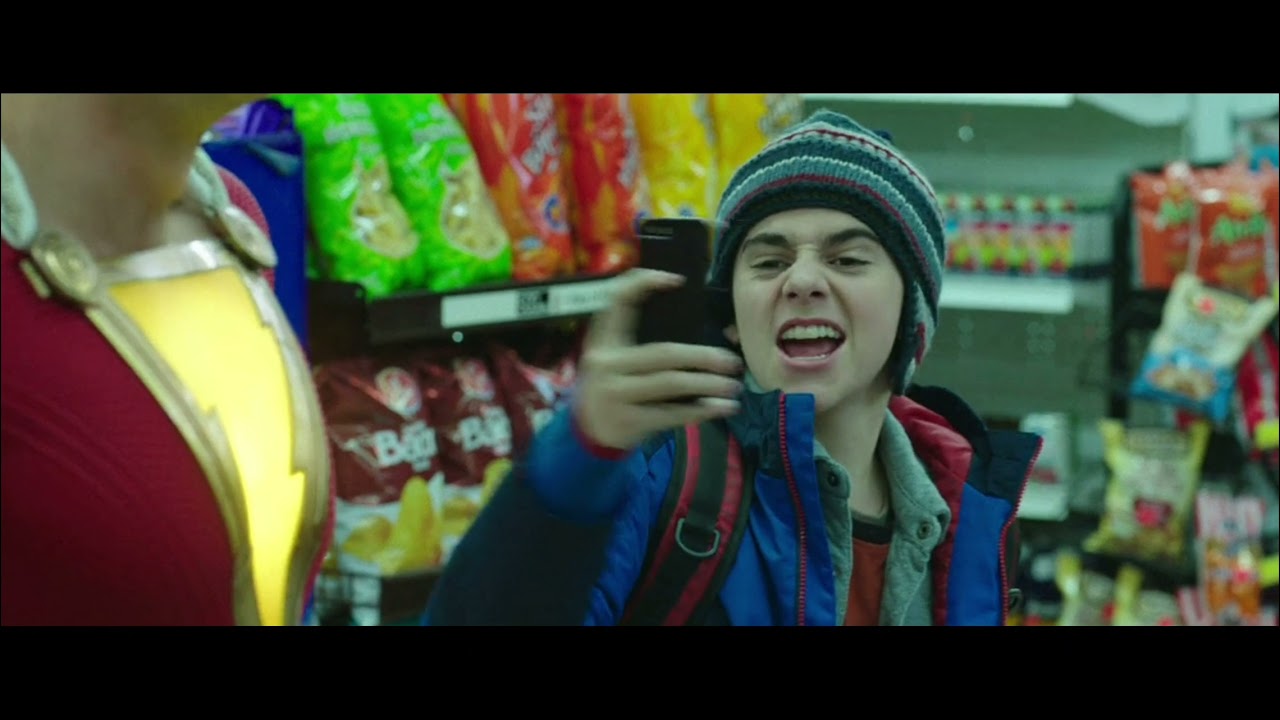 Shazam (2019)|| Shoot me in the face scene - YouTube