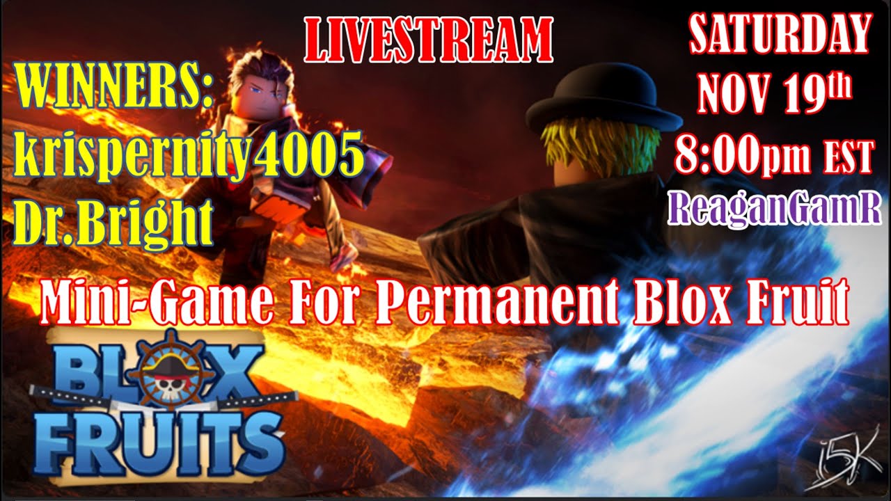 [ROBLOX] * Blox Fruits * Viewer Minigame for Permanent Fruit * Let's ...