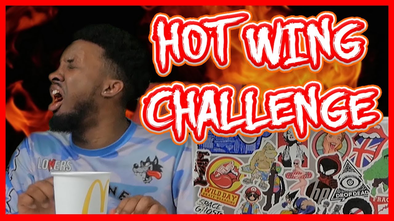 NOTHING IS HELPING !!! Hot Wing Challenge - YouTube