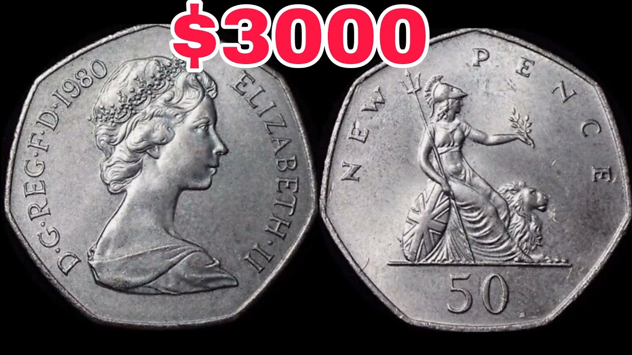 Super Rare UK 50 pence MOST VALUABLE Uk 50 New Pence Coins worth A lot ...