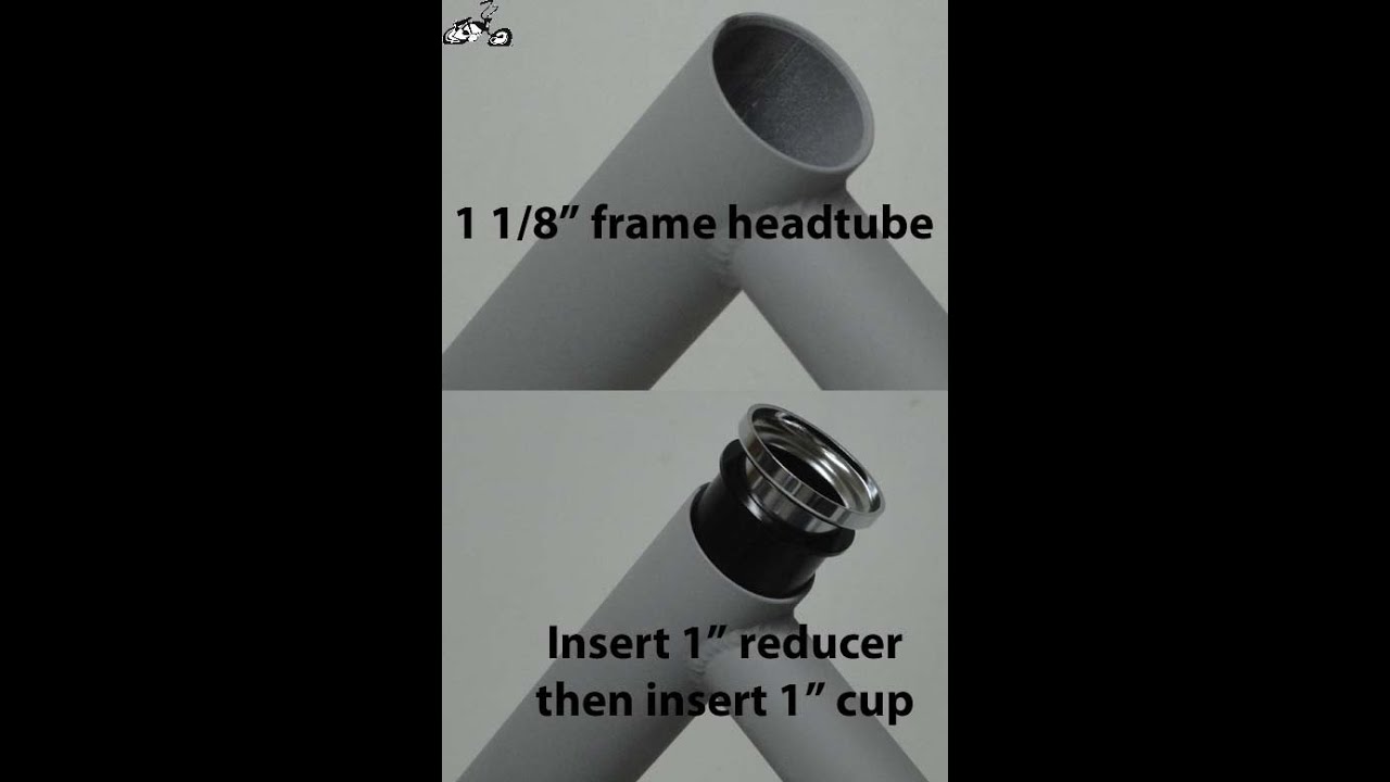 Head Tube Reducer For Bicycle Frames - YouTube