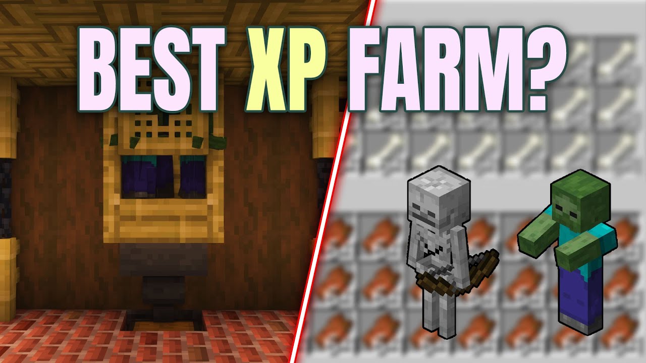 Minecraft Zombie and Skeleton XP Farm Tutorial - YouTube